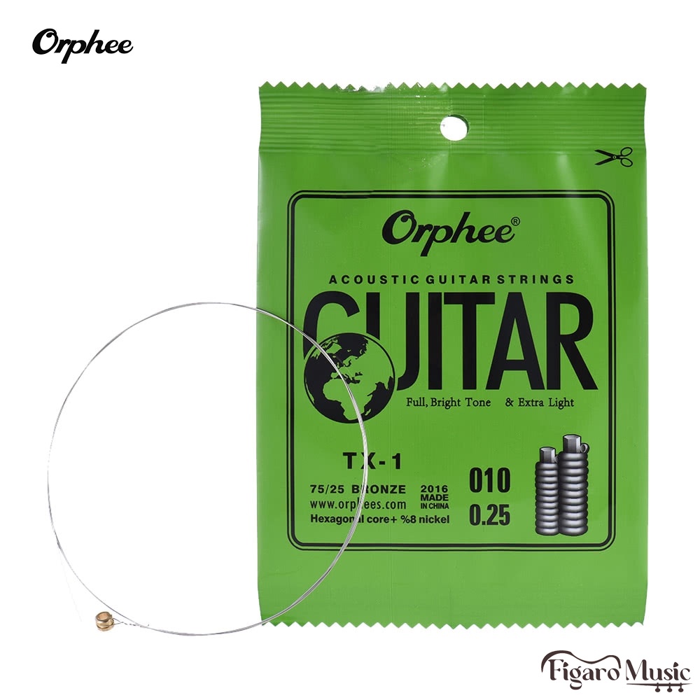 Jual Senar Gitar Akustik Orphee TX-1 (010) No. 1 Nada E Satuan | Shopee ...