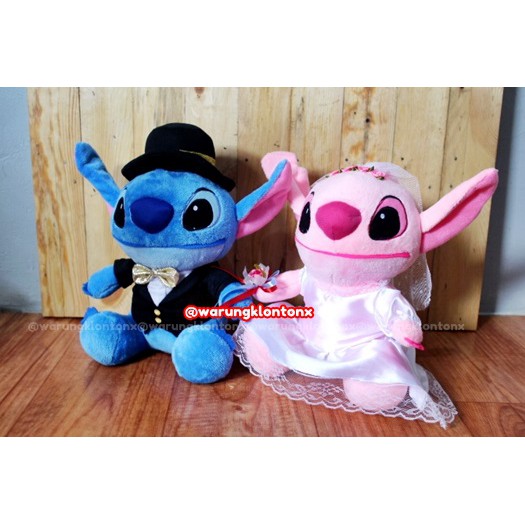 Jual Boneka Stitch Wedding Dress Sepasang Yelvo | Shopee Indonesia