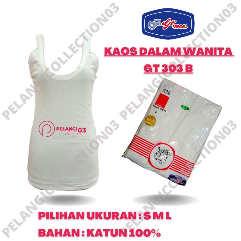 Jual SINGLET WANITA | KAOS DALAM WANITA GTMAN 303 B | Shopee Indonesia