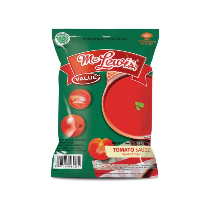 Jual Mc Lewis Tomato Sauce Saus Tomat 500g | Shopee Indonesia