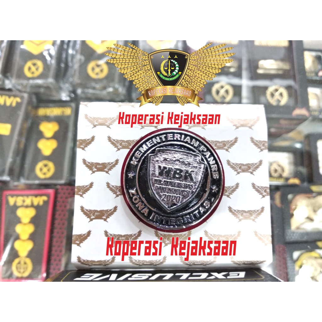 Jual PIN WBK 2020 MAGNET AKRILIK | ZONA INTEGRITAS | Shopee Indonesia