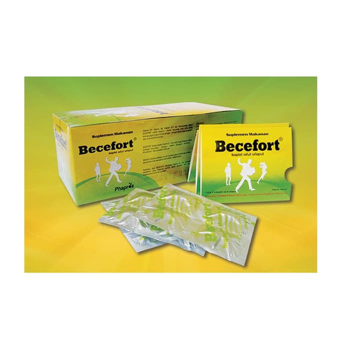 Jual BECEFORT 4 TABLET\\SUPLEMEN\\MULTIVITAMIN | Shopee Indonesia