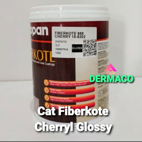 Jual Cat Fiberkote GRC 1 Liter / Cat PROPAN Cherryl 8202 GLOSSY ...