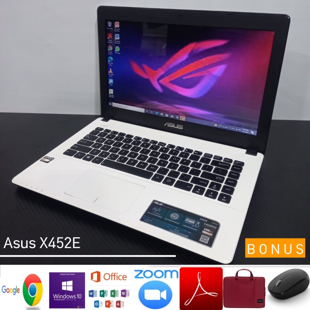 Jual Laptop Asus X450E AMD E1 - 2500 Ram 8GB 500GB /256GB SSD Win 10 - Siap pakaii | Shopee ...