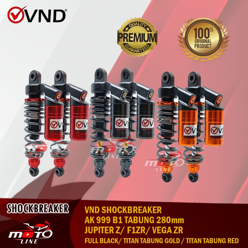 Jual Shock VND AK 999 B1 280mm Shockbreaker Tabung Atas Jupiter z ...