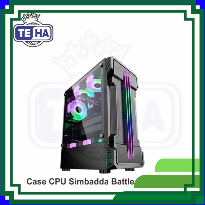 Jual Casing PC Gaming Tanpa Power Supply Simbadda BG08 - Casing CPU ...