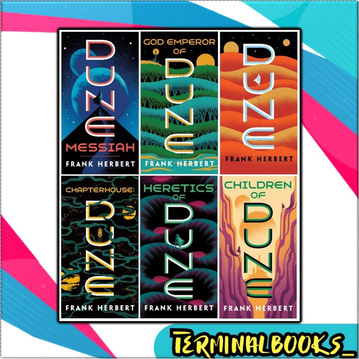 Jual BUKU DUNE SAGA FRANK HERBERT 1 SET (6 BUKU) | Shopee Indonesia