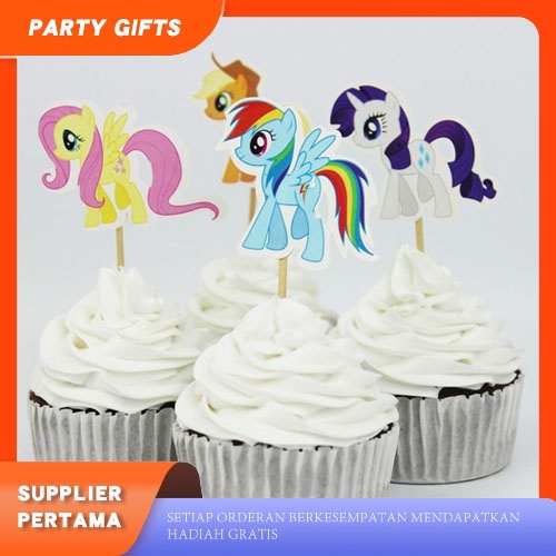 Jual Cake topper karakter tusuk gigi 10cm 10pcs | Shopee Indonesia
