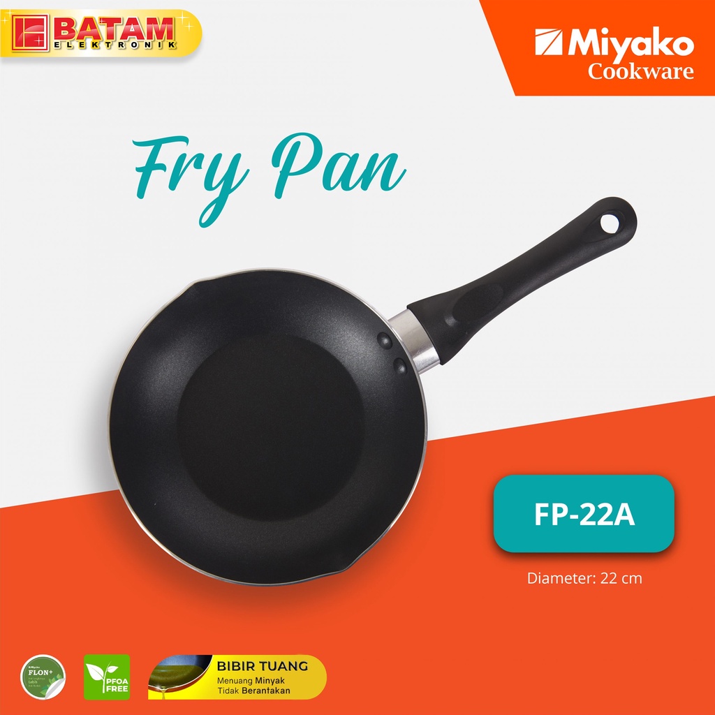 Jual Reguler Fry Pan Miyako FP-22A (Diameter 22 CM) | Shopee Indonesia