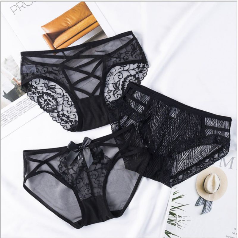 Jual cd wanita celana dalam Brokat Renda Halus Modis Cd underwear Transparan wanita BRUKAT - MM ...