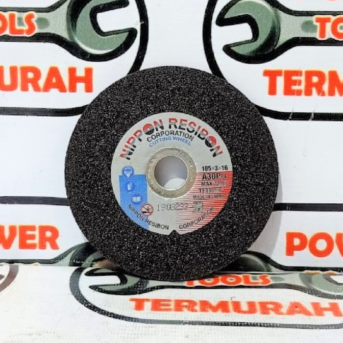 Jual Batu Potong 4"x3 Nippon Resibon A30P BF Mata Gerinda Gurinda Tipis ...