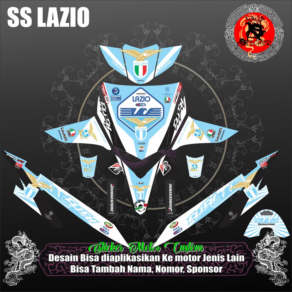Jual DECAL STICKER HONDA VARIO LAMA SS LAZIO | Shopee Indonesia