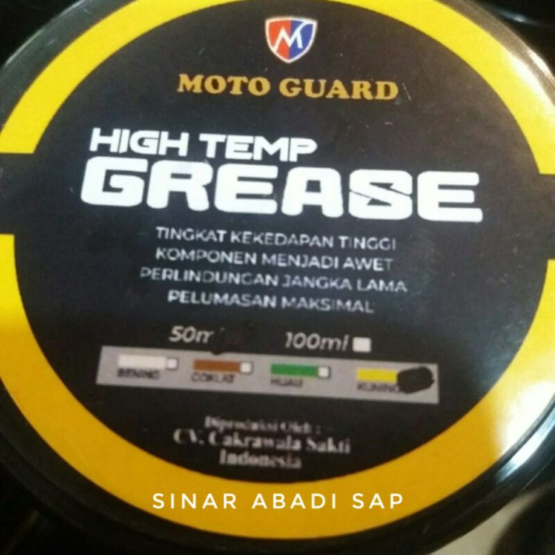 Jual High Temp / Hi Temp Grease 50 ml (Vet/Stempet) | Shopee Indonesia