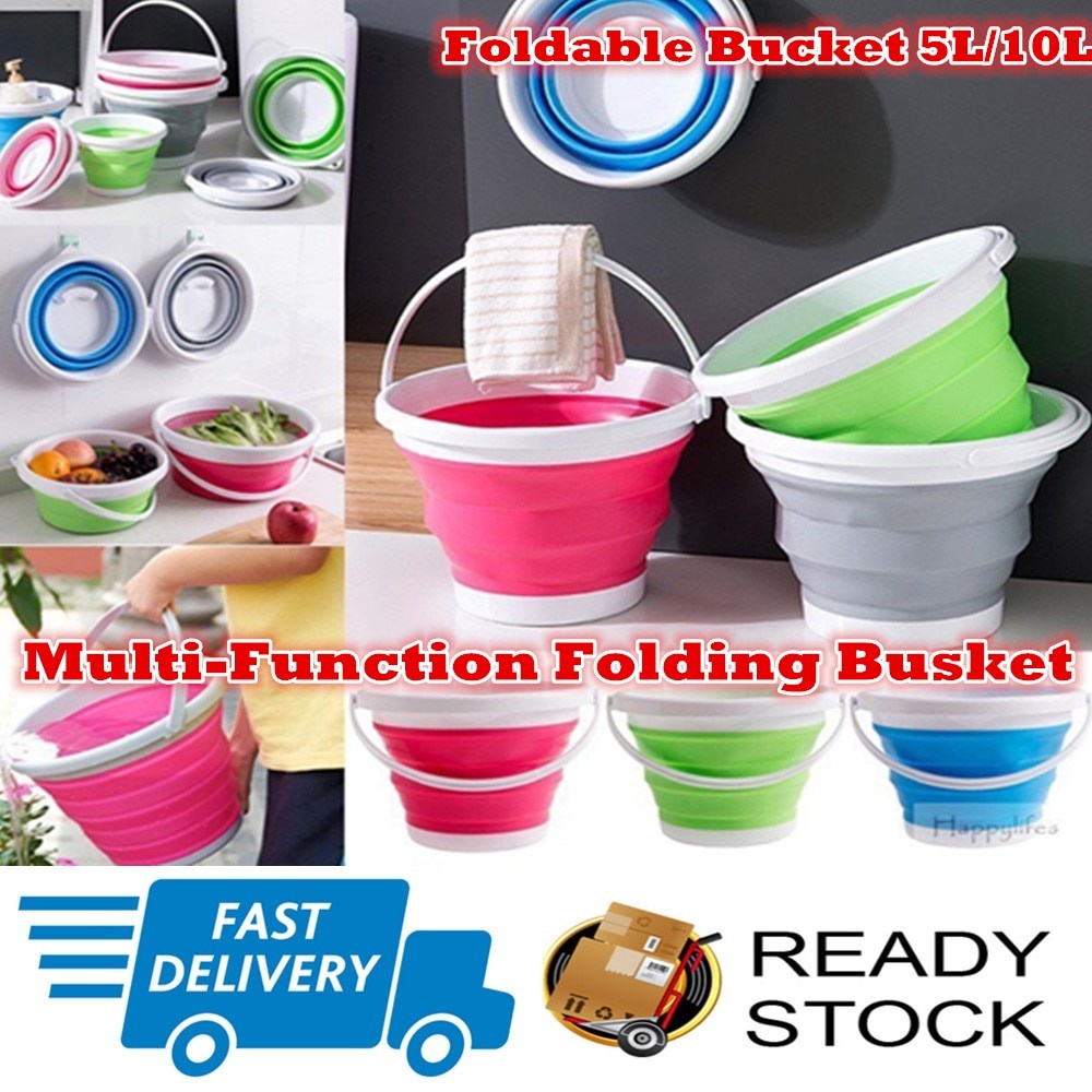 Jual Preorder Furakuma 3L/5L/10L Portabel Lipat Dilipat Memancing Di Outdoor Berkemah Cuci Mobil ...