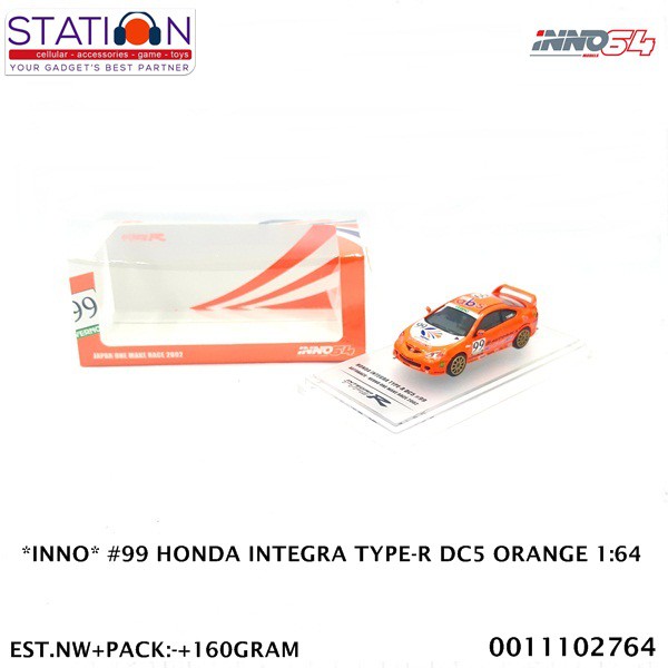 Jual INNO #99 HONDA INTEGRA TYPE-R DC5 ORANGE 1-64 | Shopee Indonesia