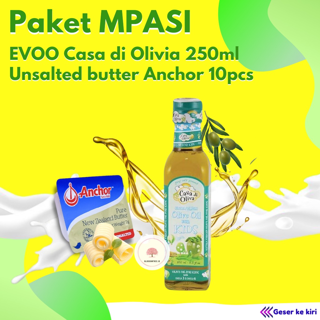Jual Paket mpasi bayi 6 bulan unsalted butter anchor elle & vire ...