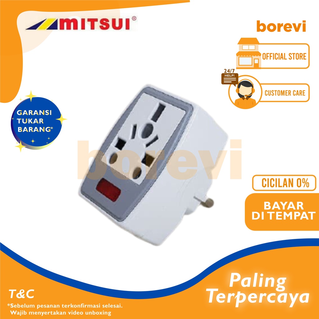 Jual STEKER T SERBAGUNA LAMPU MITSUI VENUS MB 272 | Shopee Indonesia