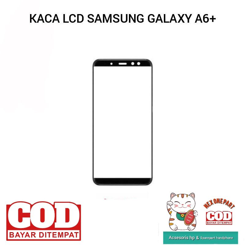 Jual KACA LCD KACA DEPAN SAMSUNG GALAXY A6+ A6PLUS 2018 ORIGINAL | Shopee Indonesia