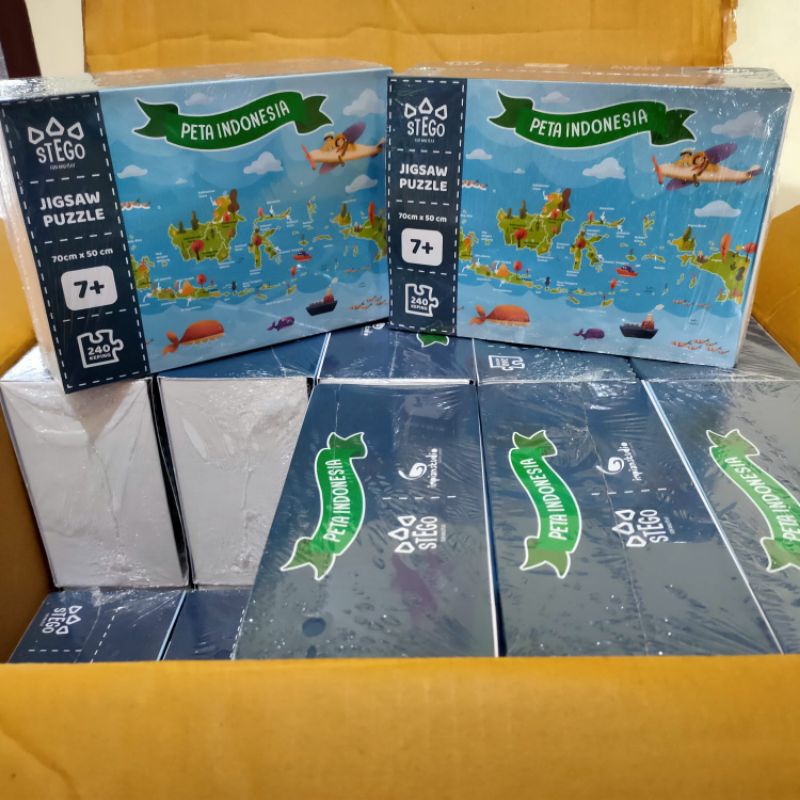 Jual Jigsaw Puzzle Peta Indonesia | Shopee Indonesia