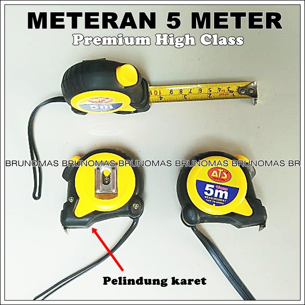 Jual Meteran 5 Meter ATS | Shopee Indonesia