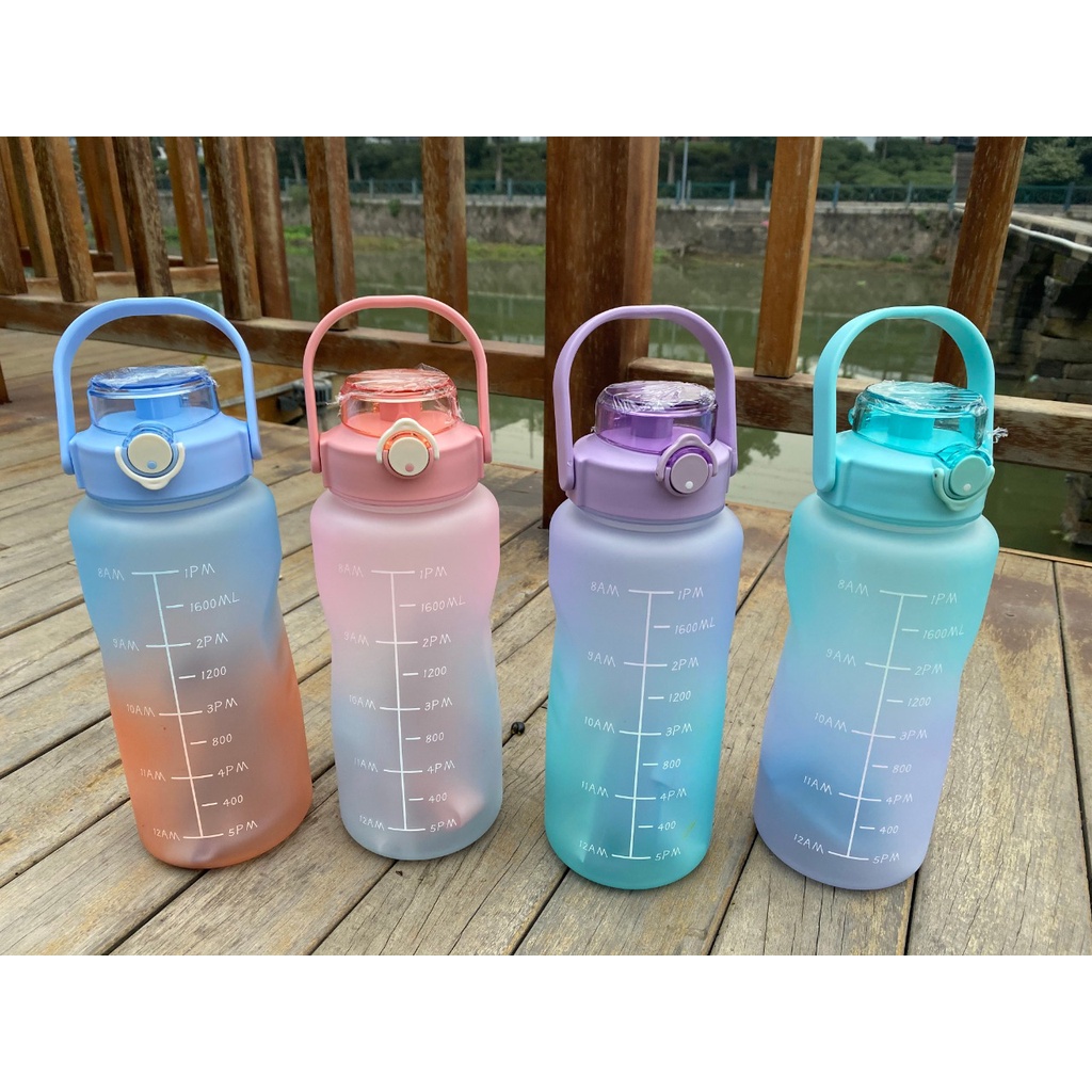 Jual Botol Minum 2 liter Korea Viral+stiker | Shopee Indonesia