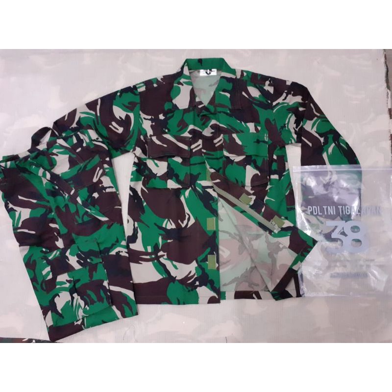 Jual PDL TNI velbed wol sritex , PDL loreng tni , PDL sritex , PDL TNI ...
