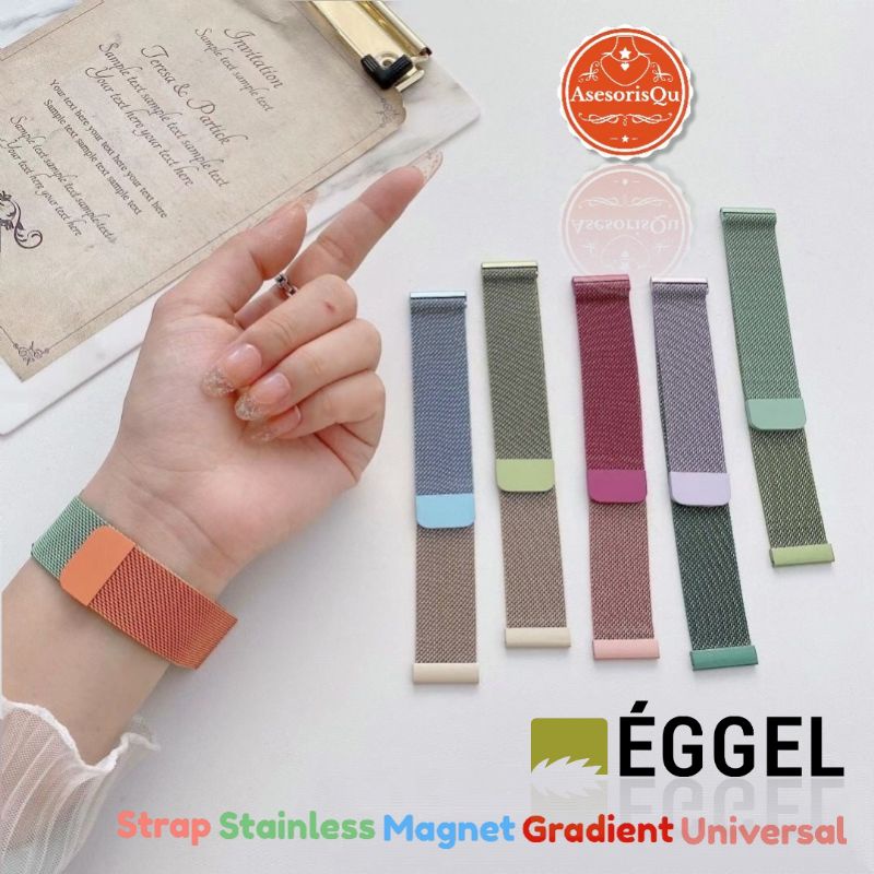 Jual Strap Stainless 20mm Eggel Tempo 1 2 3 Kotak Eggle Steel Tali Jam ...