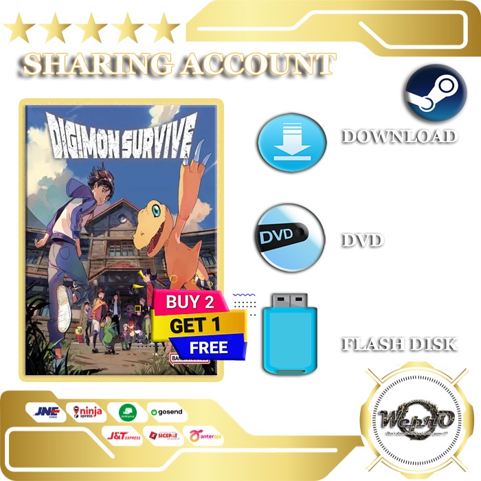 Jual DIGIMON SURVIVE WITH ALL DLC - DVD - PC GAME - GAME PC LAPTOP - GAMING - ORIGINAL | Shopee ...