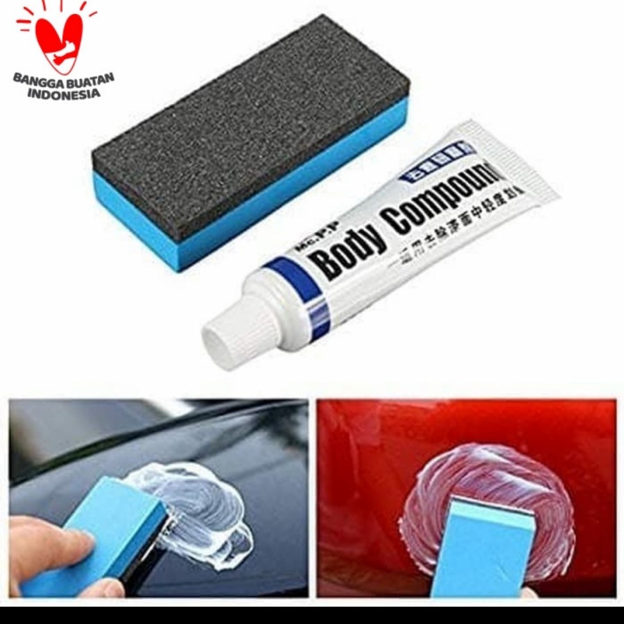 Jual Body compound mobil kompon penghilang baret lecet mobil motor ...