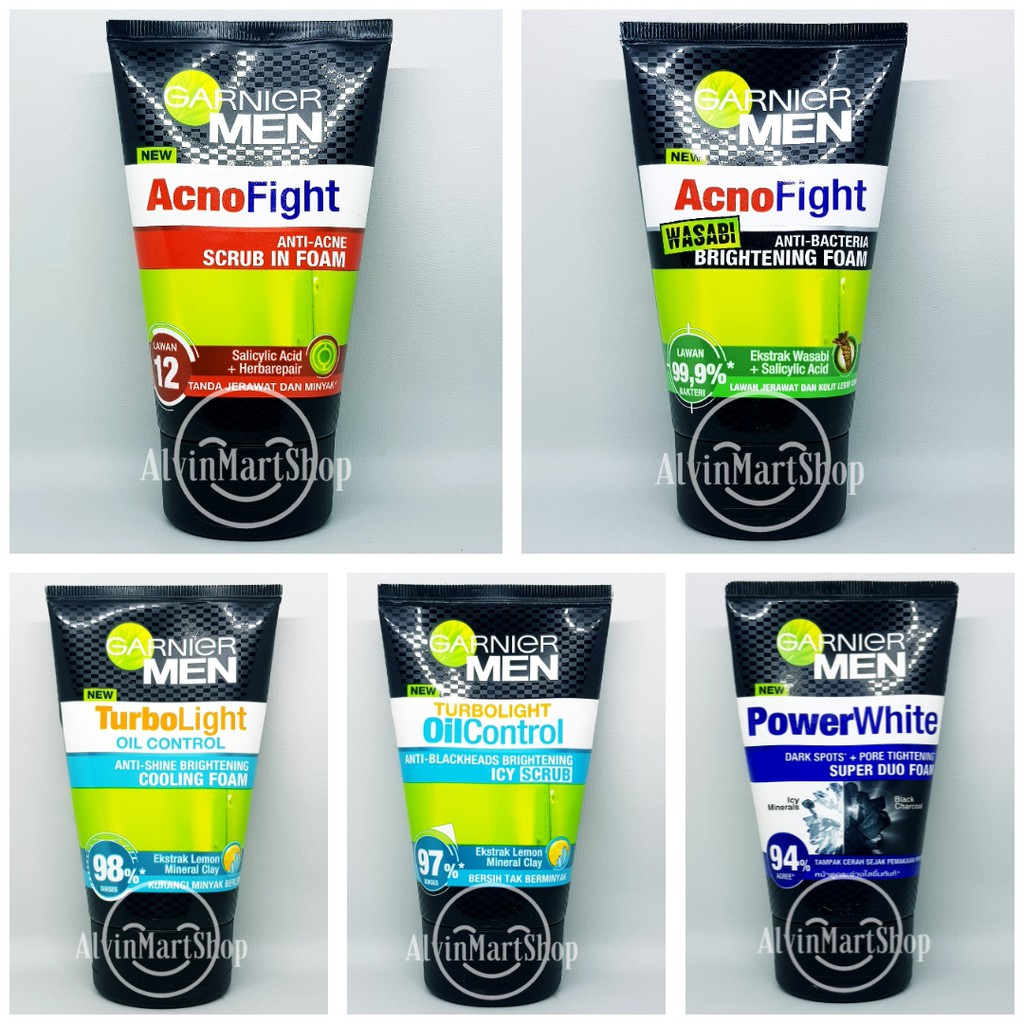 Jual Garnier Men Facial Foam 100ml | Shopee Indonesia