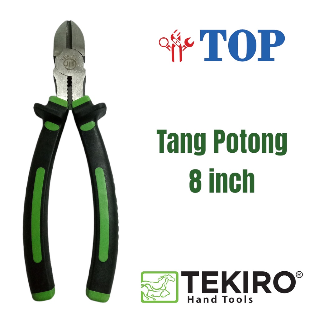 Jual Tang Potong TEKIRO ( Diagonal Pliers ) 8 inch | Shopee Indonesia