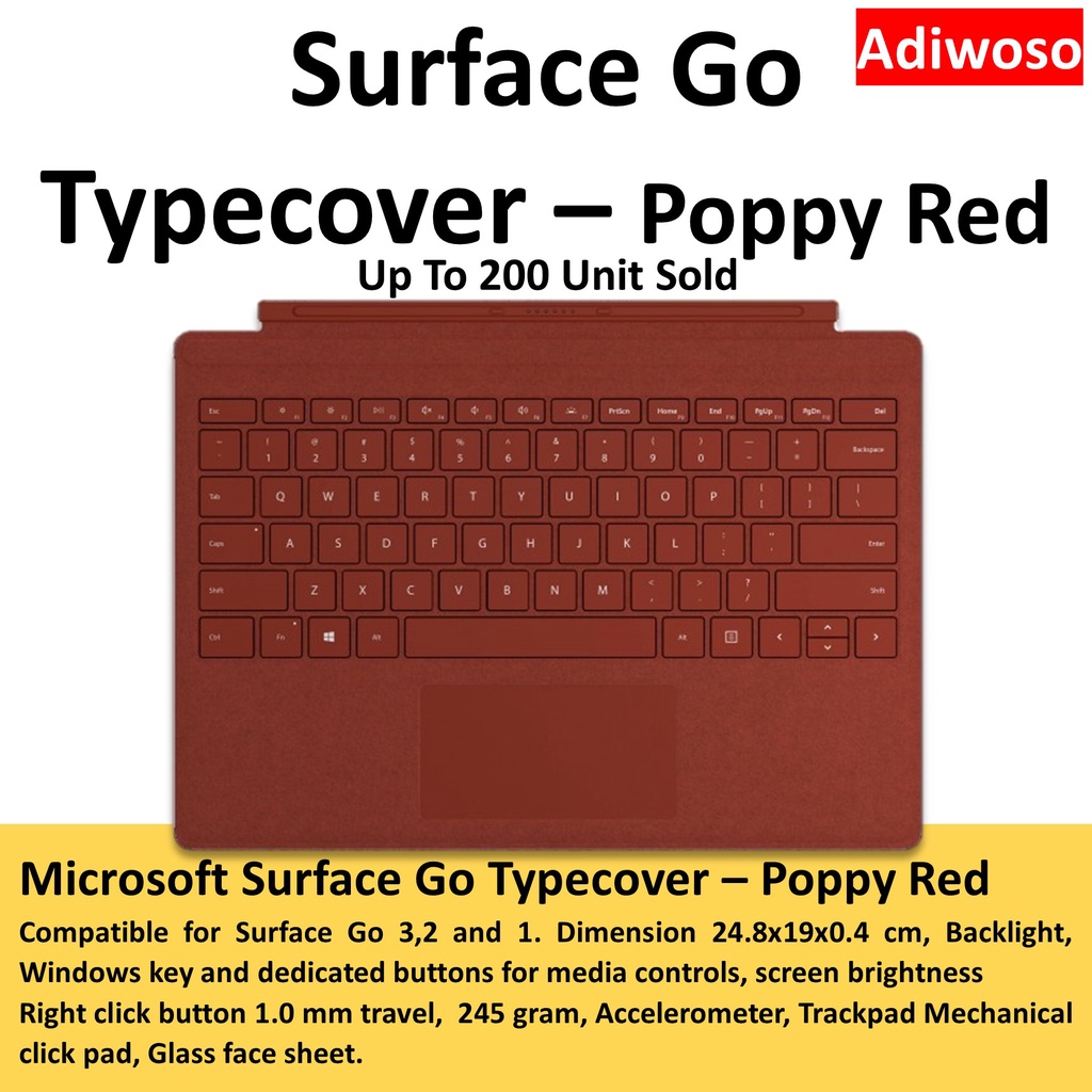 Jual Microsoft Surface Go Keyboard | Shopee Indonesia