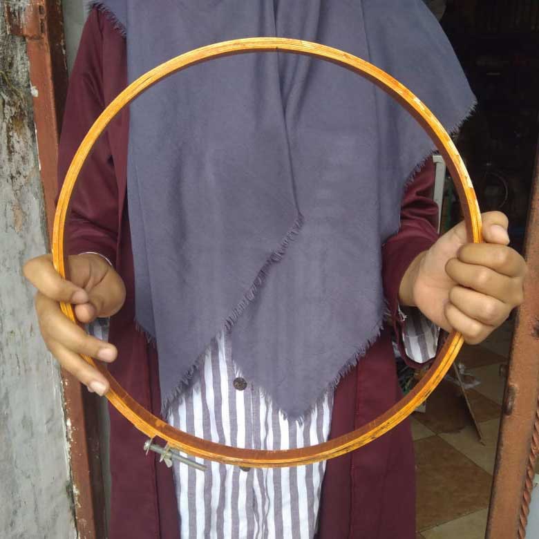 Jual Ram Pidangan Pembidang Midangan Kayu Embroidery Hoop Diameter 10 ...