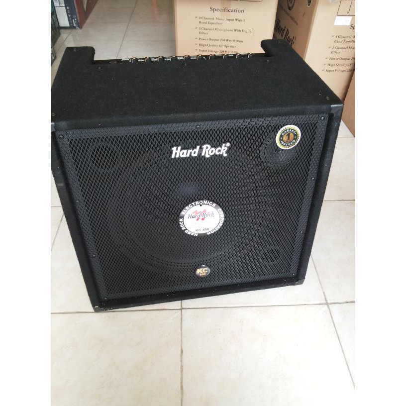 Jual ampli keyboard Hard Rock KC 550 Keyboard amplifier Hardrock KC550 ...