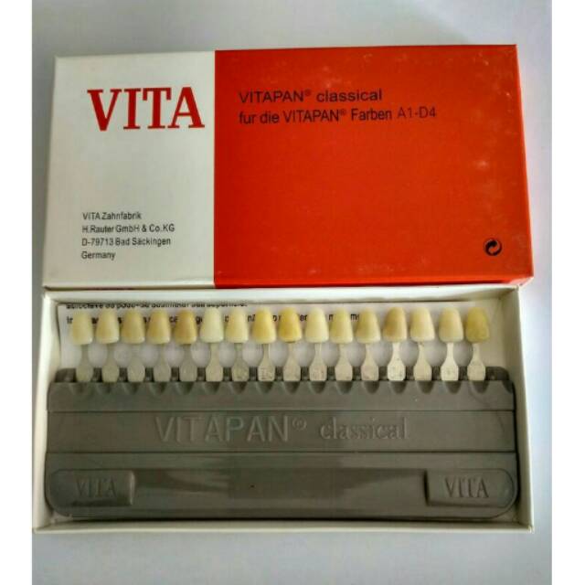 Jual DENTAL VITAPAN SHADE GUIDE CLASSICAL | Shopee Indonesia