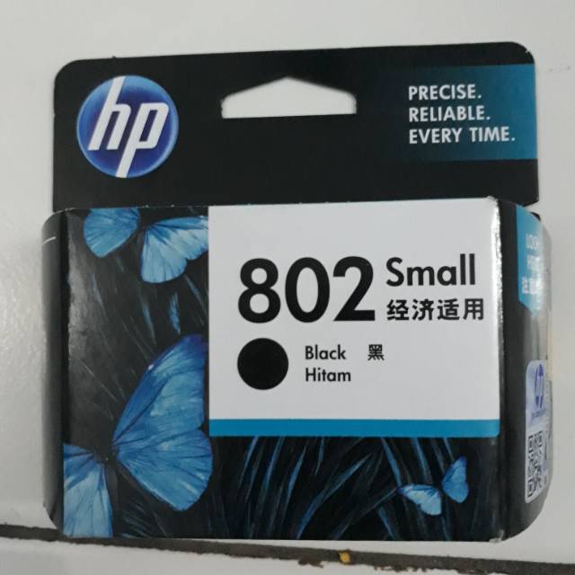 Jual TINTA HP 802 BLACK SMALL ORIGINAL | Shopee Indonesia