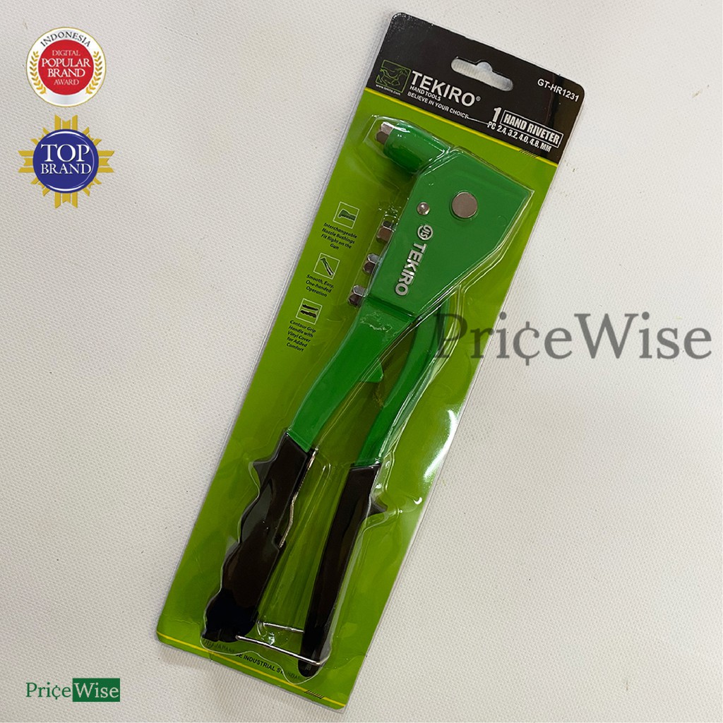 Jual Tang Rivet 2.4-4.8 mm Tekiro / Hand Riverter / Tang Rifet Tekiro ...