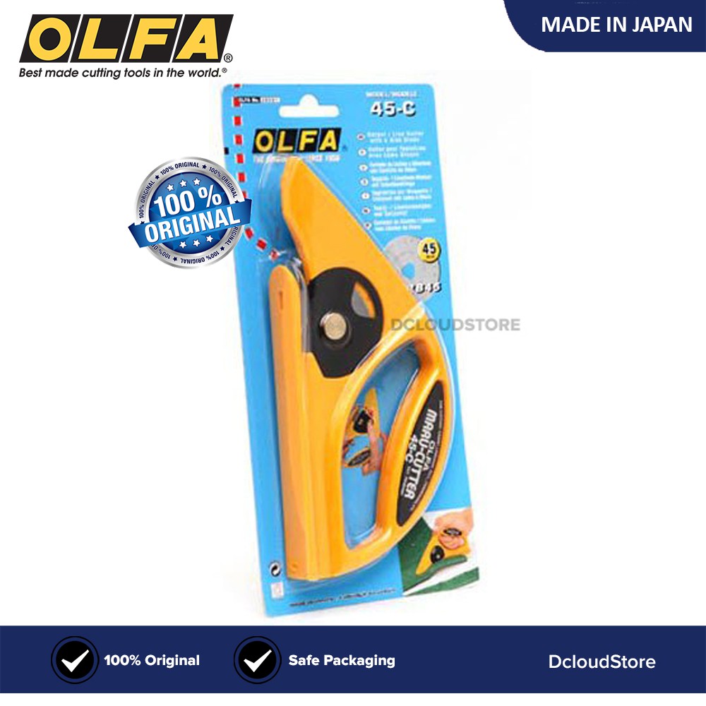 Jual Rottary Cutter OLFA 45-C Untuk Memotong Kain Karpet | Shopee Indonesia