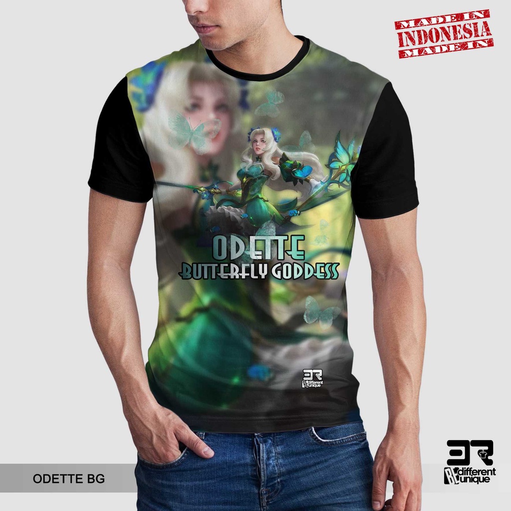 Jual [ COD ] KAOS PRINTING GAMBAR GAME MOBILE LEGEND ODETTE - BAJU ...
