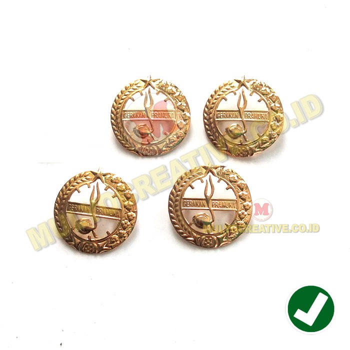 Jual Emblem Pembina Pramuka - Emblem Tanda Topi Pramuka Ful Logam ...