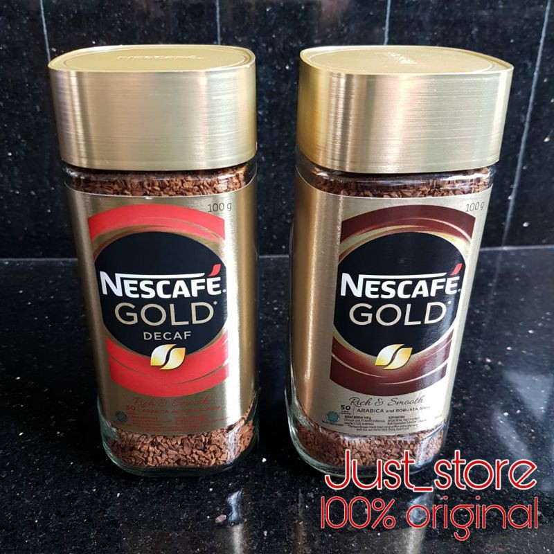 Jual Kopi Nescafe Gold / Nescafe Gold Decaf 100gr | Shopee Indonesia