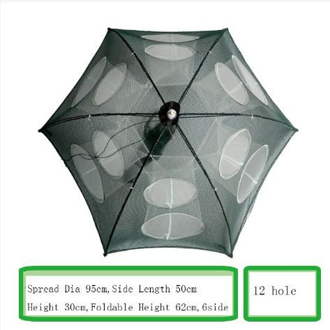 Jual [PERANGKAPIKAN] - Jaring Pancing Ikan Hexagonal 12 Hole Fishing ...