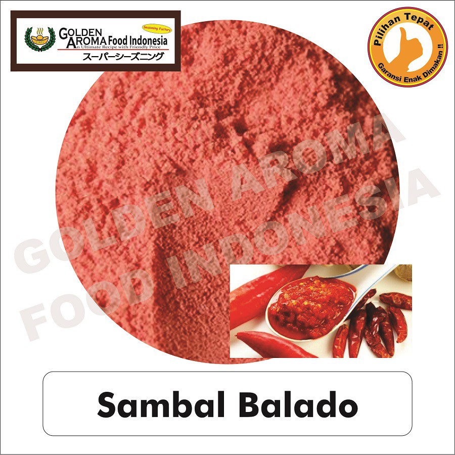 Jual Bubuk Tabur Instan Rasa Balado Pedas 1 Kilogram Bumbu Masak ...