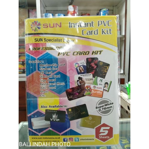 Jual PVC ID Card A4 0.76 Super White (Isi 5 Lembar = 50 Card) | Shopee ...