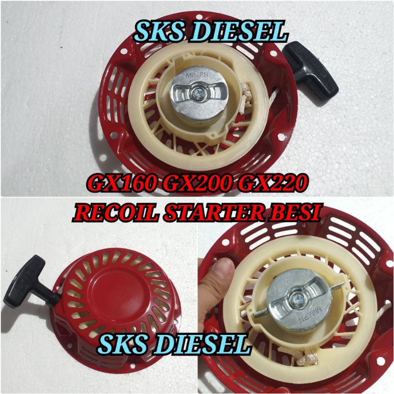Jual GX160 GX200 GX220 Recoil Starter Kap Engkol Tarikan Mesin Genset Penggerak Honda RRT Kuda ...