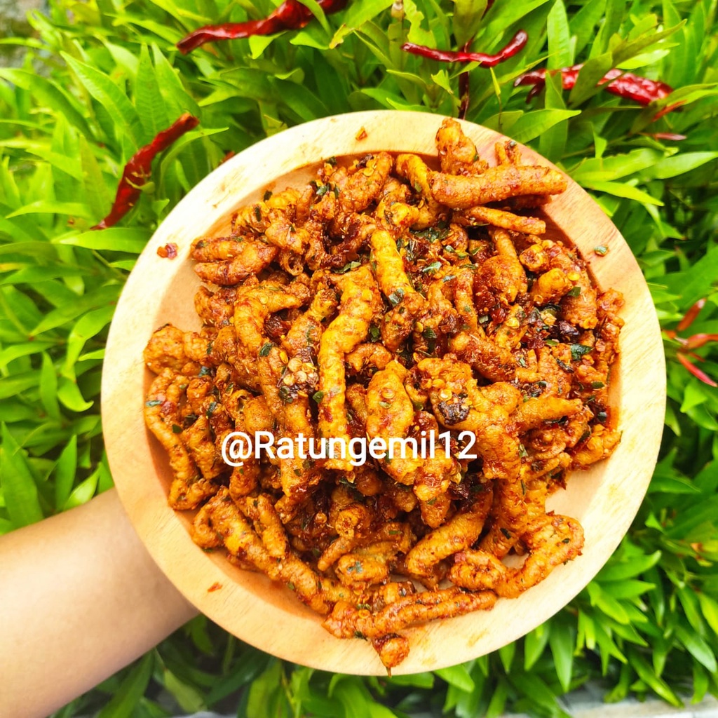 Jual 500gram USUS KRISPY CETAR/USUS DAUN JERUK/USUS KRISPY KRIUK ...