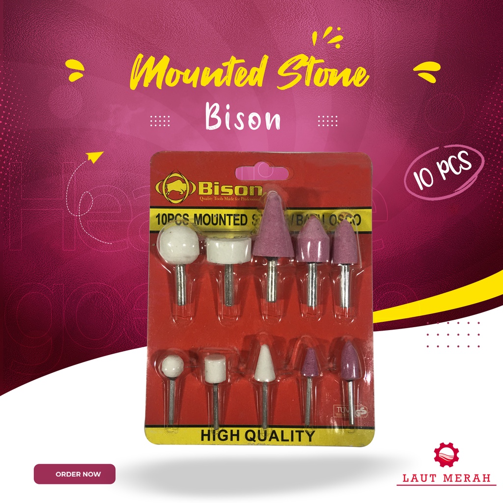 Jual Batu Mata Gerinda Set Bor Tuner OSCO Asah Poles Mini 6mm - BISON ...
