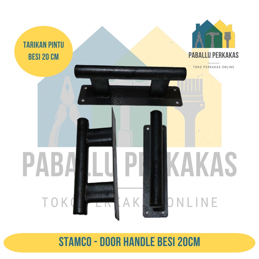 Jual Tarikan Pintu Besi 20cm Stamco / Handle Pintu Besi / Door Handle ...