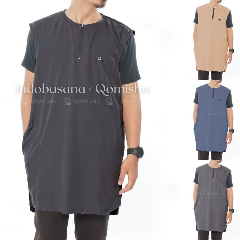 Jual Rompi Sholat Pria Muslim Ikhwan Rosho Rosal RMQM QOMISHU | Shopee ...