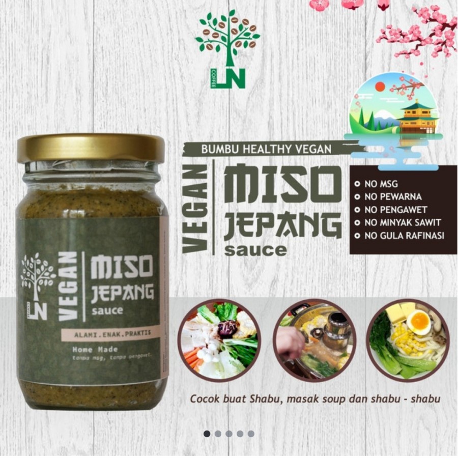 Jual Premium Vegan Miso Jepang / Bumbu Vegan Praktis 125 Gr | Shopee ...